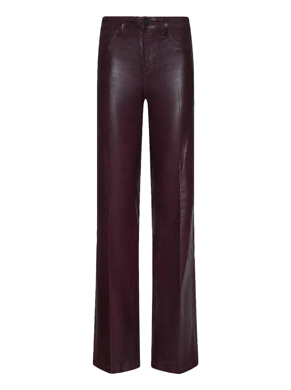 L'AGENCE L'Agence Clayton Coated Wide-Leg Jeans